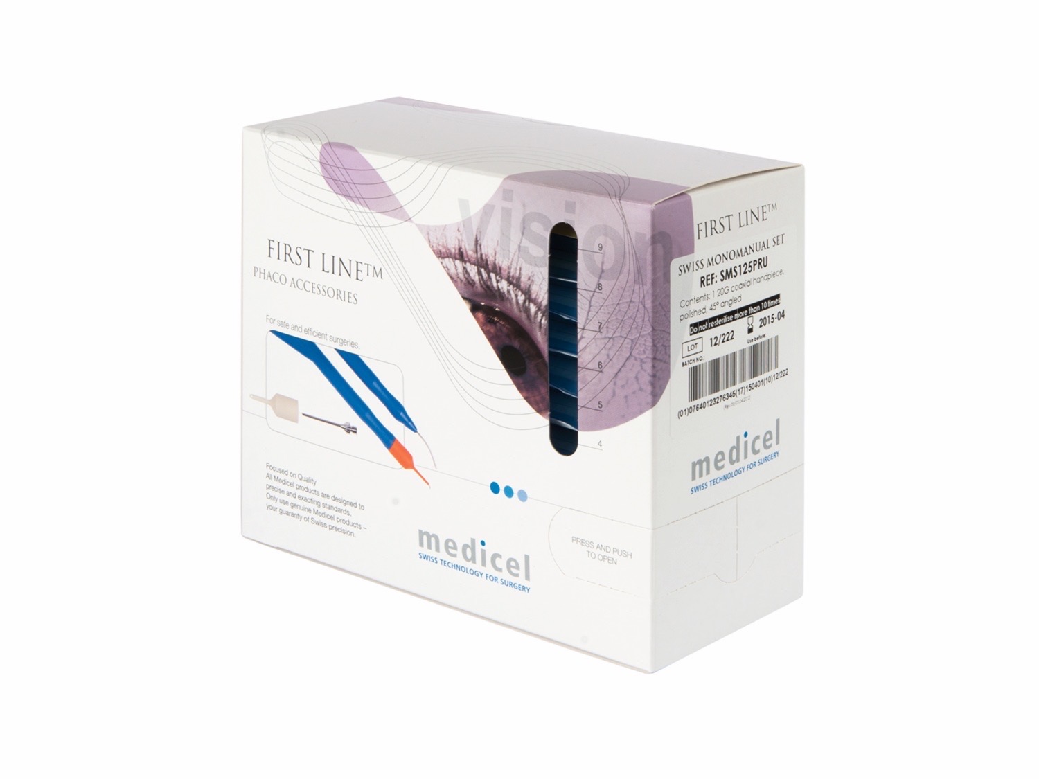 Product: 19G 30° CLASSIC Phaco Set - 5R Hub - Medicel